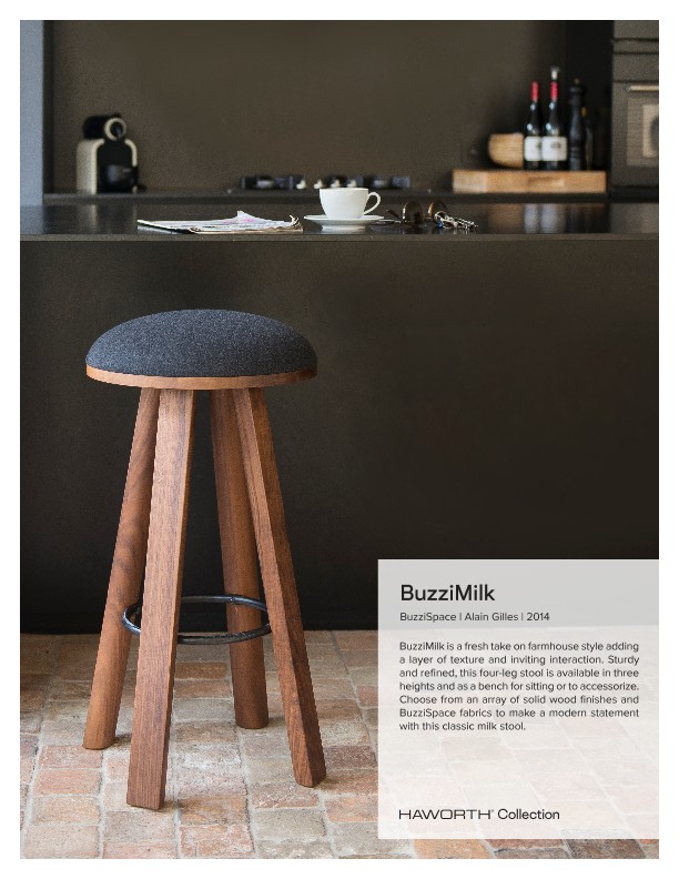 BuzziMilk Product Sheet | Details Page | Haworth